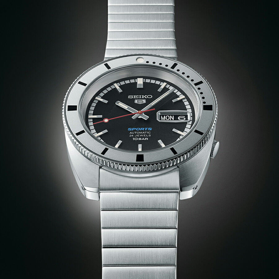 《7月6日発売》セイコー5 スポーツ ヘリテージデザイン復刻 限定モデル SBSA271 メンズ 腕時計 メカニカル 自動巻き ブラック 日 ...