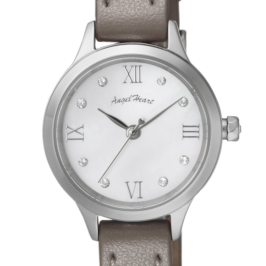 エンジェルハート トゥインクルタイム UDフォント TTN25S-TP レディース ソーラー ホワイトダイヤル トープ 革ベルト 替えベルト ...