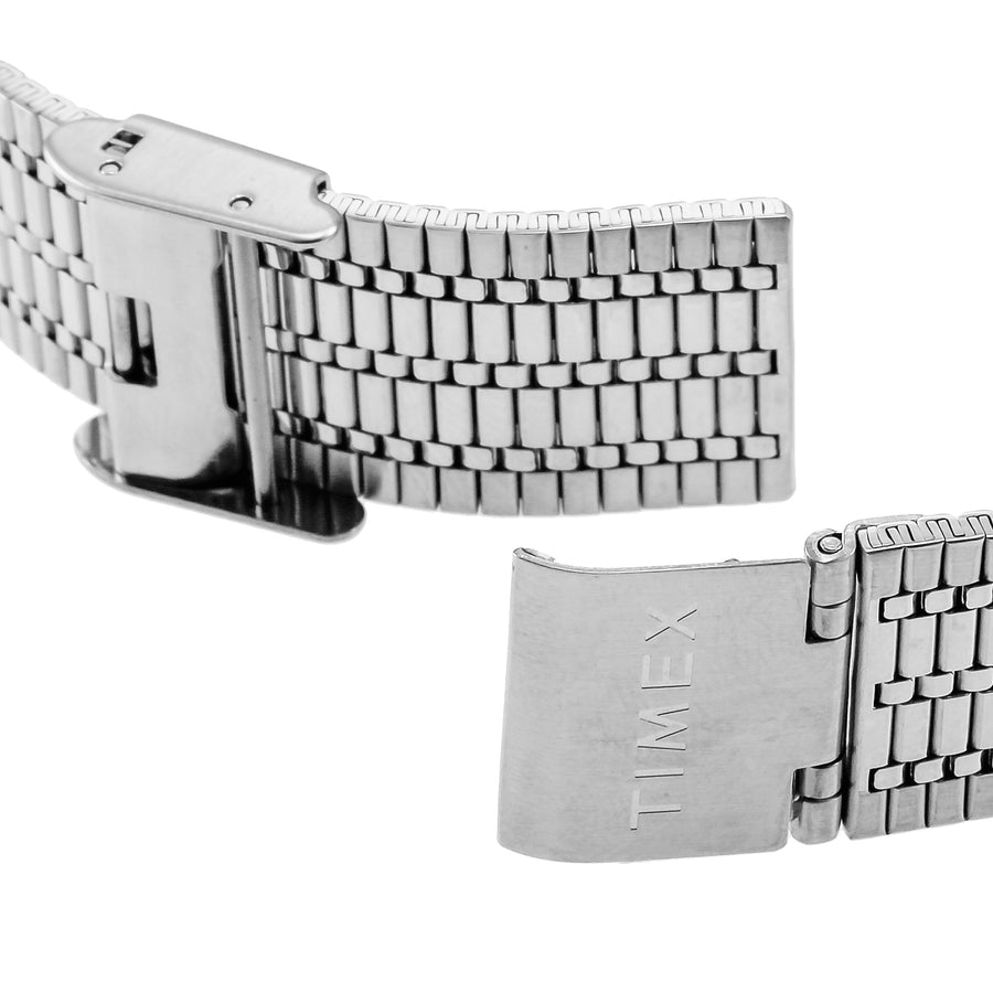 TIMEX Q TIMEX コークベゼルモデル TW2U61300 メンズ クオーツ 電池式 ブラックダイヤル メタルバンド デイデイト ...